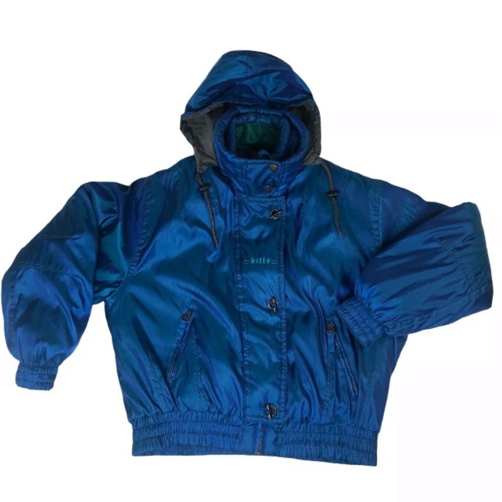 Vintage Killy Ski Jacket Iridescent Blue - Gem
